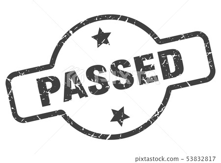 passed sign - Stock Illustration [53832817] - PIXTA