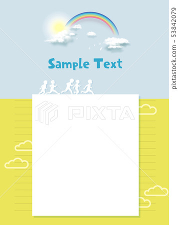Web page design templates for happy kids, Children - Stock Illustration ...