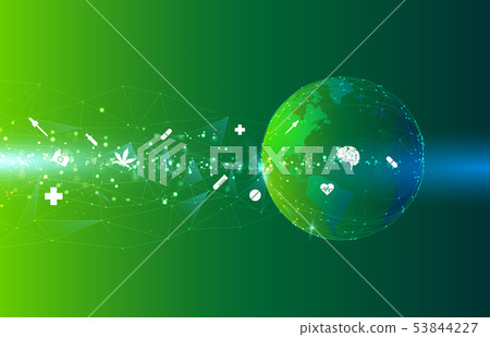 Abstract green, medical background design. - Stock Illustration ...