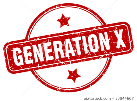 generation x sign - Stock Illustration [53844607] - PIXTA