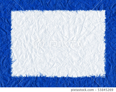 Washi Paper-Large-Blue-White - Stock Illustration [53845269] - PIXTA