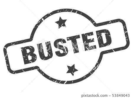 busted sign - Stock Illustration [53849043] - PIXTA