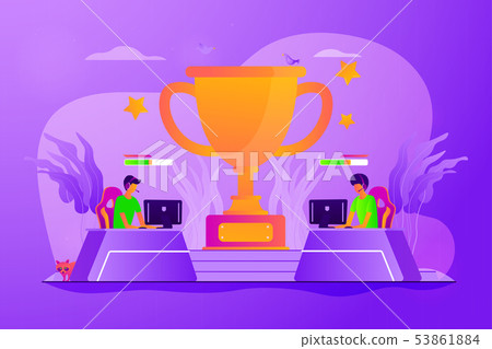 E-sport concept vector illustration - Stock Illustration [53861884] - PIXTA