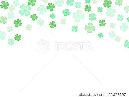 Spring green clover background - Stock Illustration [53877567] - PIXTA