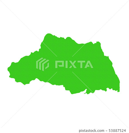 Saitama Prefecture Map - Stock Illustration [53887524] - PIXTA
