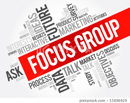 Focus Group word cloud collage - Stock Illustration [53896929] - PIXTA