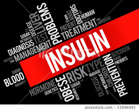 Insulin word cloud collage - Stock Illustration [53896985] - PIXTA