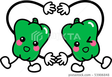 Pi-man character vegetables - Stock Illustration [53906848] - PIXTA