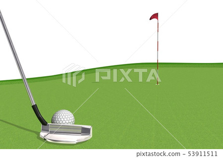 Golf. New rule (Long putt) - Stock Illustration [53911511] - PIXTA