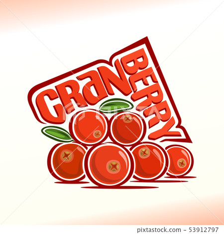 Vector logo for cranberry - Stock Illustration [53912797] - PIXTA