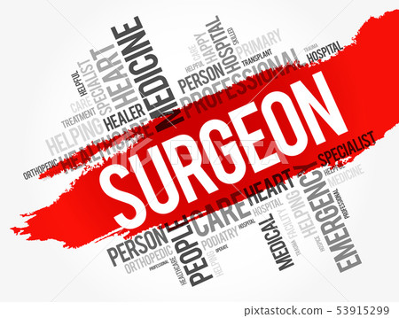Surgeon word cloud collage-插圖素材 [53915299] - PIXTA圖庫