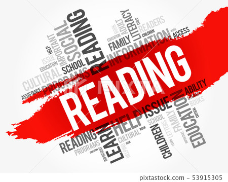 Reading word cloud collage - Stock Illustration [53915305] - PIXTA
