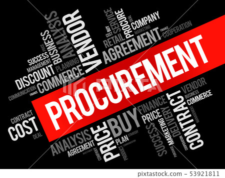 Procurement word cloud collage - Stock Illustration [53921811] - PIXTA
