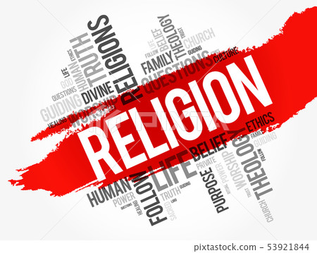 Religion word cloud collage - Stock Illustration [53921844] - PIXTA