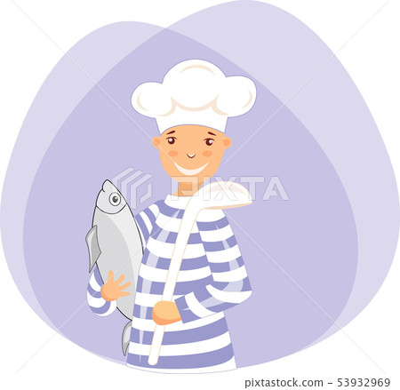 Cook sailor - Stock Illustration [53932969] - PIXTA