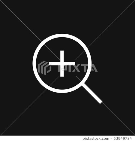 Zoom icon vector sign symbol for design - Stock Illustration [53949784 ...