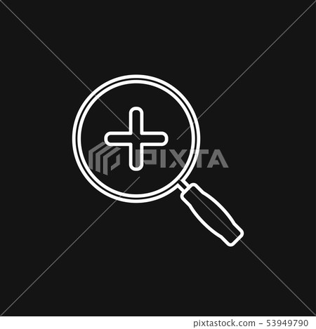 Zoom icon vector sign symbol for design - Stock Illustration [53949790 ...