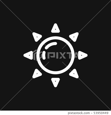 Sun Icon vector sign symbol for design-插圖素材 [53950449] - PIXTA圖庫