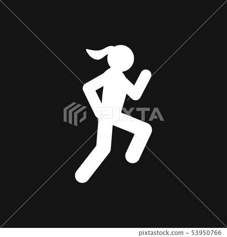 Running Icon vector sign symbol for design - Stock Illustration ...