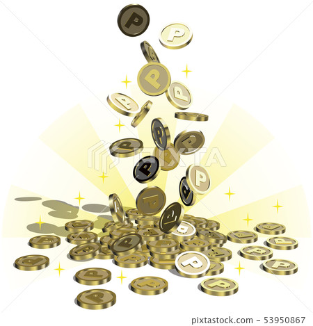 Vector illustration design CG ai symbol coin... - Stock Illustration ...