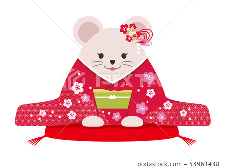 Illustration of Japanese-styled rat - Stock Illustration [53961438] - PIXTA