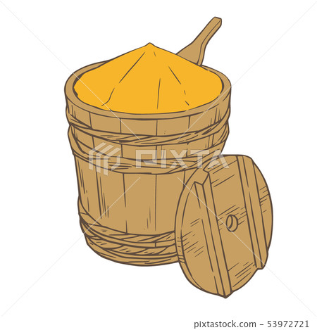 Miso barrel - Stock Illustration [53972721] - PIXTA