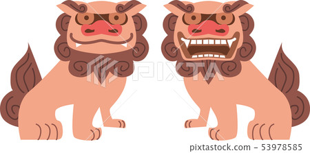 Okinawa Shisa - Stock Illustration [53978585] - PIXTA