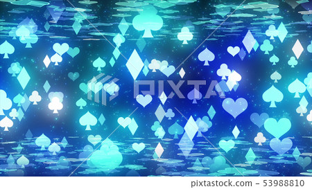 Sparkly Particle Effect Playing Card Mark - Stock Illustration ...