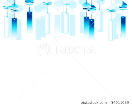 Wind bell illustration background - Stock Illustration [54011089] - PIXTA