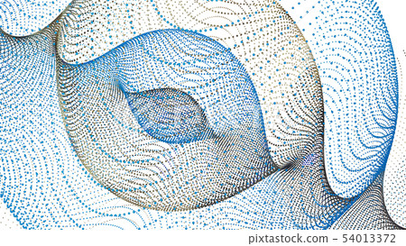 CG particle twisting ball sheet - Stock Illustration [54013372] - PIXTA