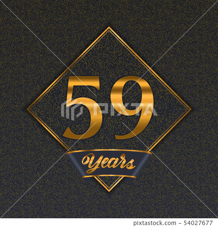 Golden number 59 templates - Stock Illustration [54027677] - PIXTA