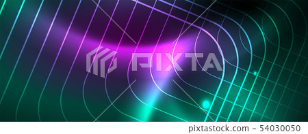 Shiny glowing design background, neon style... - Stock Illustration ...