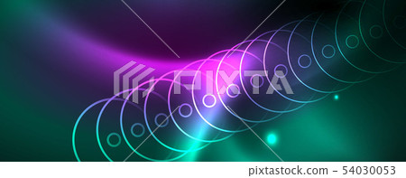 Shiny glowing design background, neon style... - Stock Illustration ...
