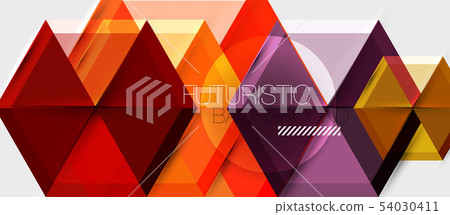 Geometric triangle and hexagon abstract... - Stock Illustration ...