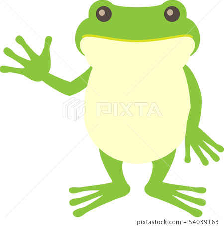 Frog bye bye - Stock Illustration [54039163] - PIXTA