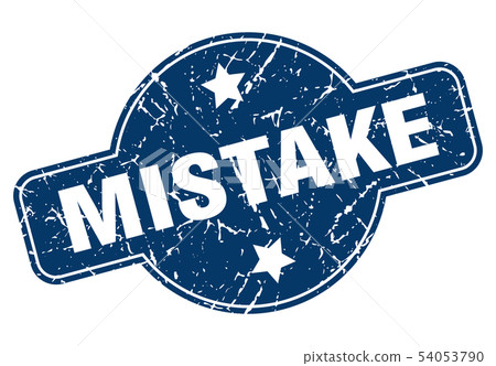 mistake sign - Stock Illustration [54053790] - PIXTA
