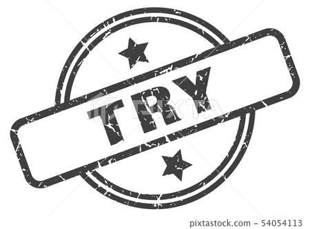 try stamp - Stock Illustration [54054113] - PIXTA