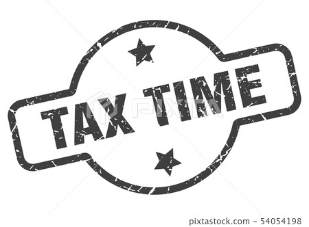 tax time sign - Stock Illustration [54054198] - PIXTA