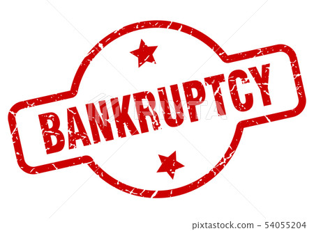 bankruptcy stamp - Stock Illustration [54055204] - PIXTA