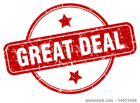 great deal sign - Stock Illustration [54055488] - PIXTA