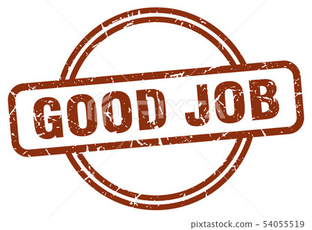 good job stamp - Stock Illustration [54055519] - PIXTA