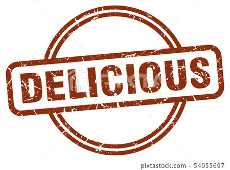 delicious stamp - Stock Illustration [54055697] - PIXTA