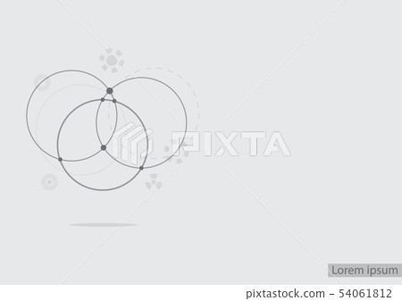 Abstract geometric connect lines and dots.Simple t - Stock Illustration ...