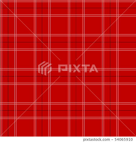Red checkered - Stock Illustration [54065910] - PIXTA