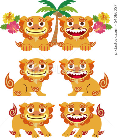 Shisa Okinawa - Stock Illustration [54066057] - PIXTA