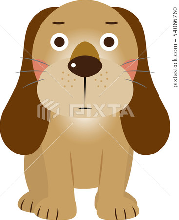 Drooping ear dog - Stock Illustration [54066760] - PIXTA