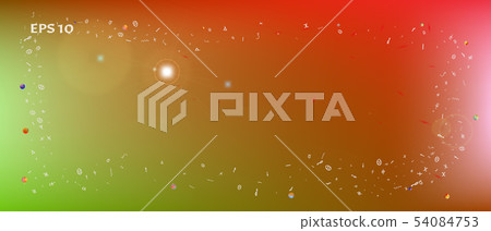 Colorful abstract ultra wide space background - Stock Illustration ...