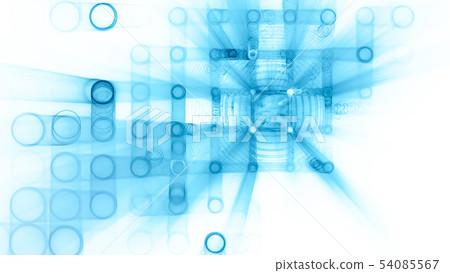 Abstract background of cells and circles - Stock Illustration [54085567 ...