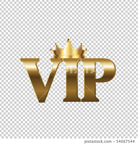 Vip Sign Isolated Transparent Background - Stock Illustration [54087544 ...