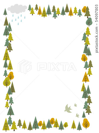 Forest frame square - Stock Illustration [54097803] - PIXTA